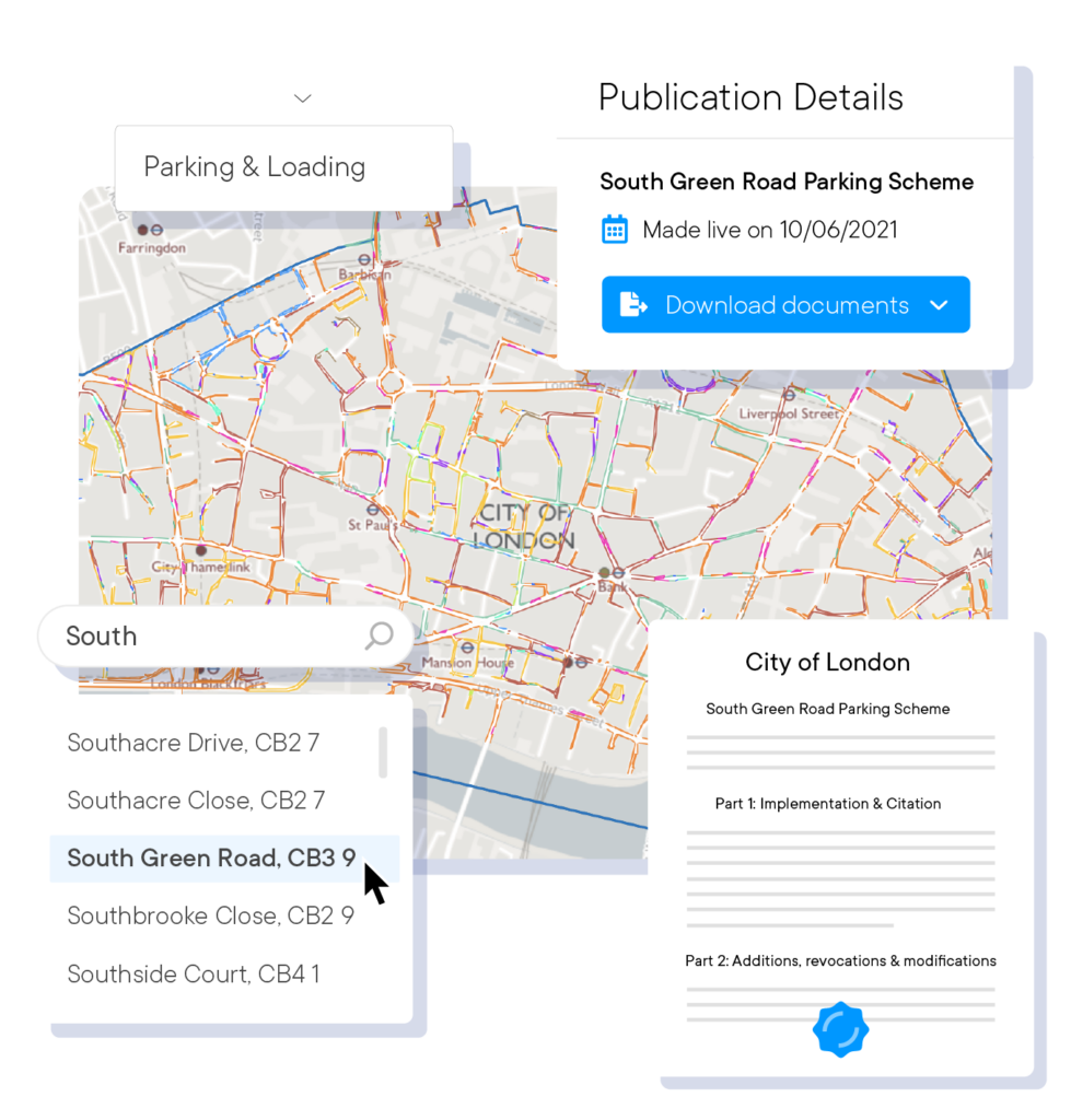 Streets - Traffic orders made easy for the public - AppyWay